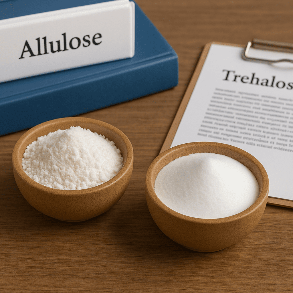 Allulose vs. Trehalose: A Scientific Comparison of Two Sweeteners